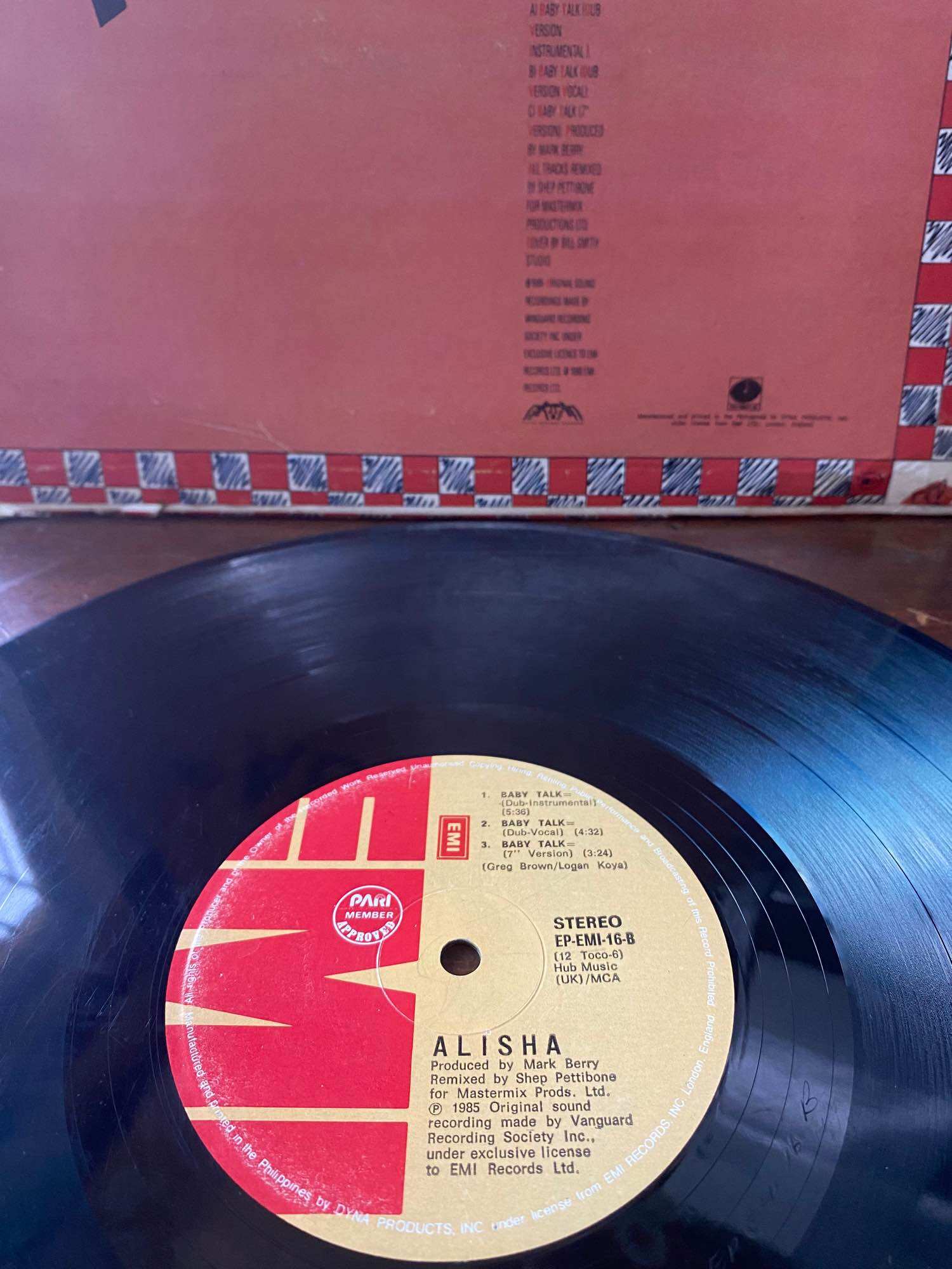 Alisha – Baby Talk - Philippines Original Vinyl Disco Electronic New ...