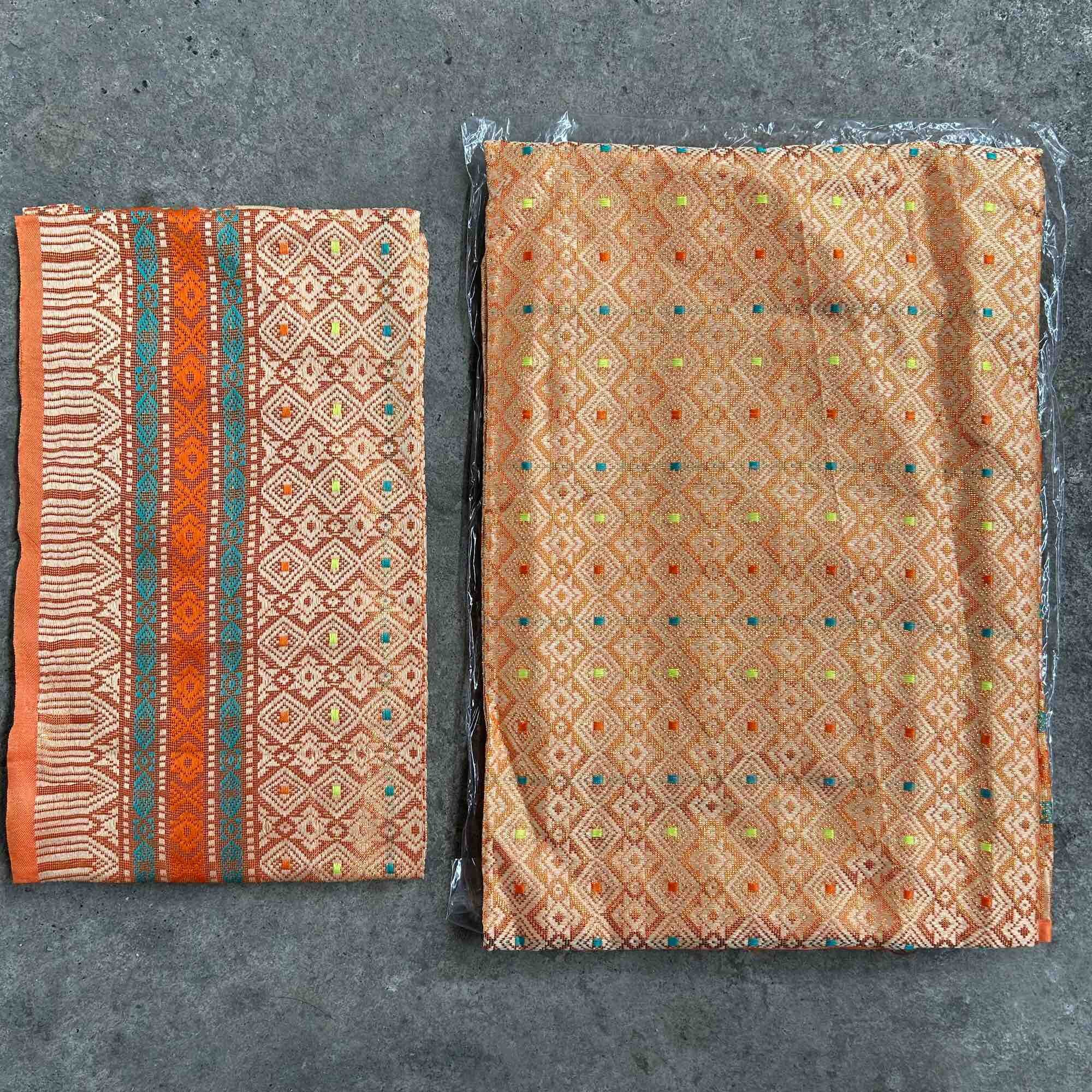 BATIK Fabric Sash | Songket Cloth Textile | Batik Metallic Gold ...