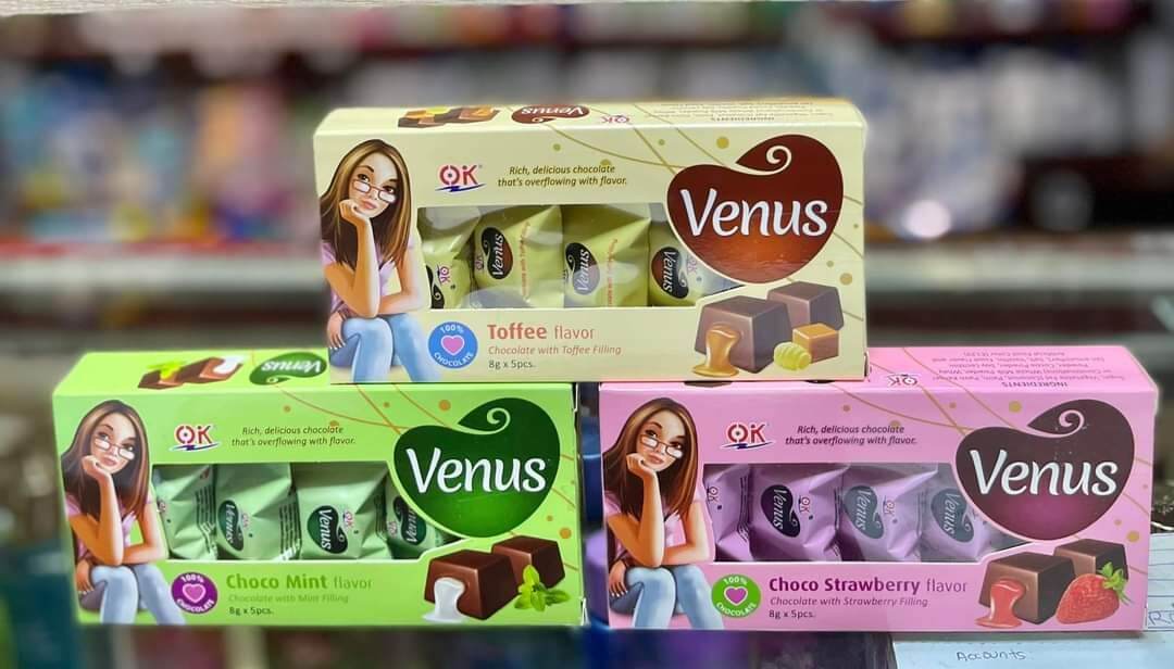venus chocolates sold per box random flavor only | Lazada PH