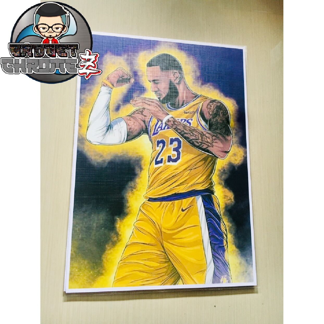 3D LED Sintra Board Mural Wall Frame | NBA | LEBRON JAMES | Lazada PH