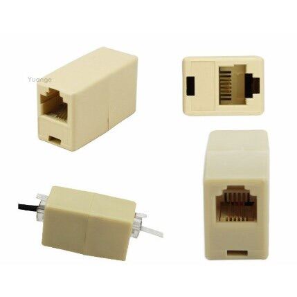RJ11 Coupler Telephone Phone Cable Line Adapter Connector | Lazada PH