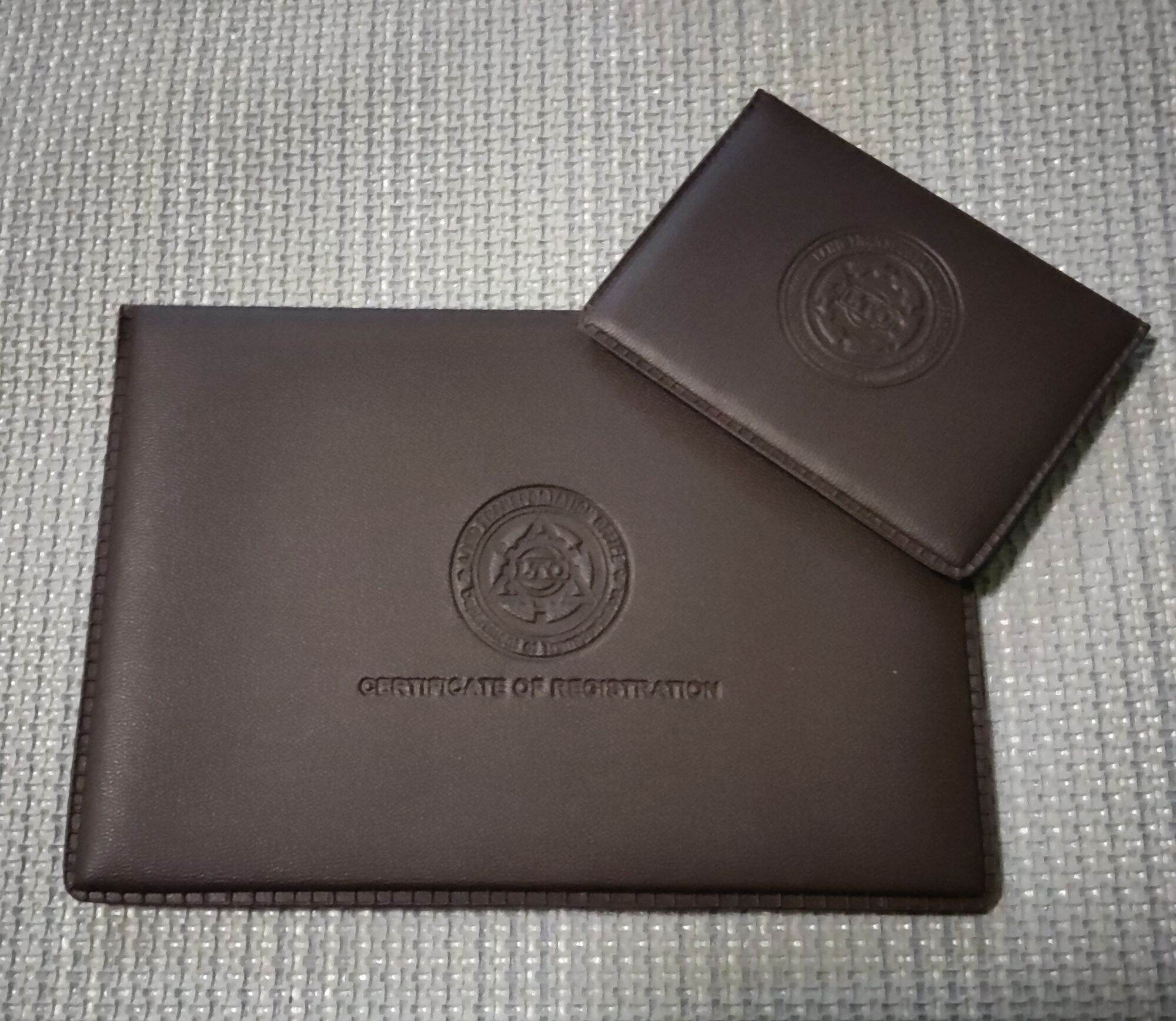 Driver's license and OR CR Holder with RFID holder (GORDON MATERIAL ...