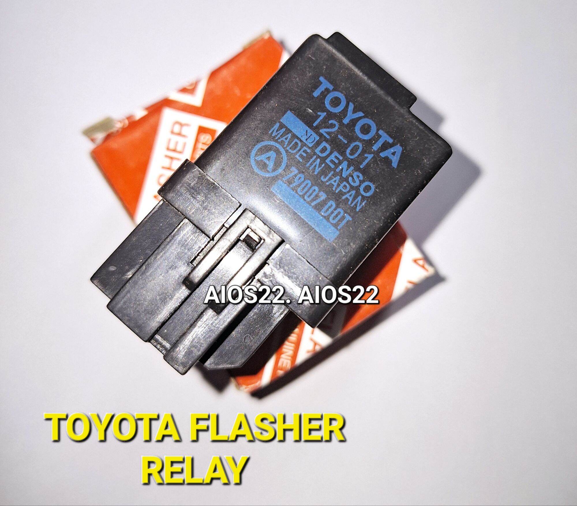 TOYOTA FLASHER RELAY 12V FOR TAMARRAW FX, TOYOTA COROLLA 3PIN HEAVY ...