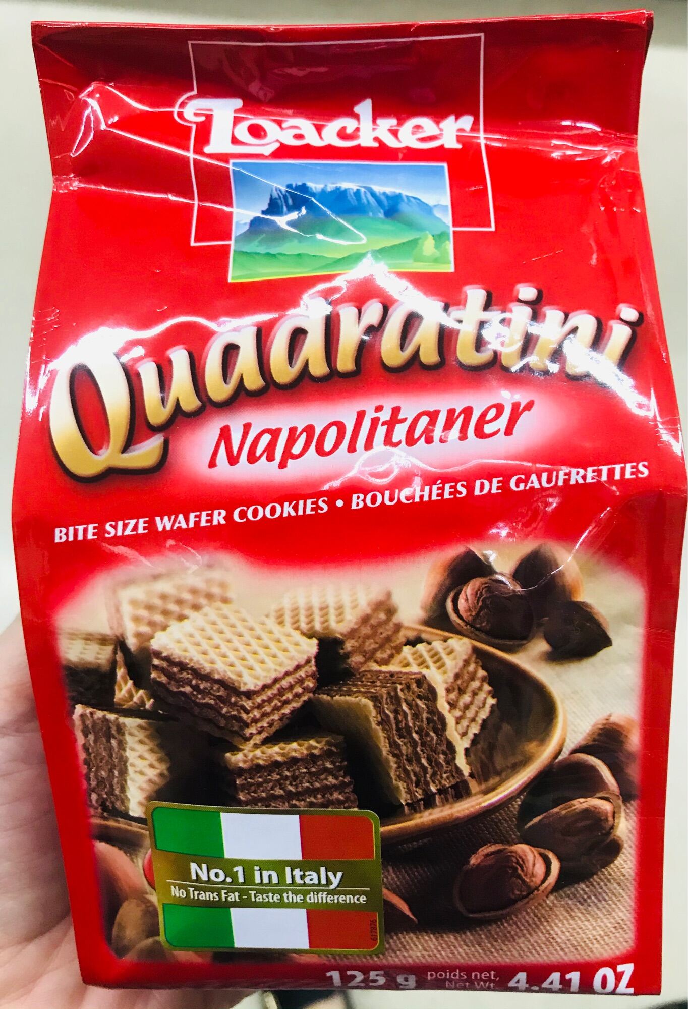 125g Loacker Napolitaner Quadratini Wafer Cookies | Lazada PH