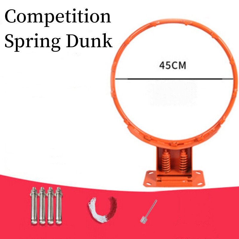 18 Inch Basketball Hoop Heavy Duty 45CM Basketball Ring Standard NBA ...