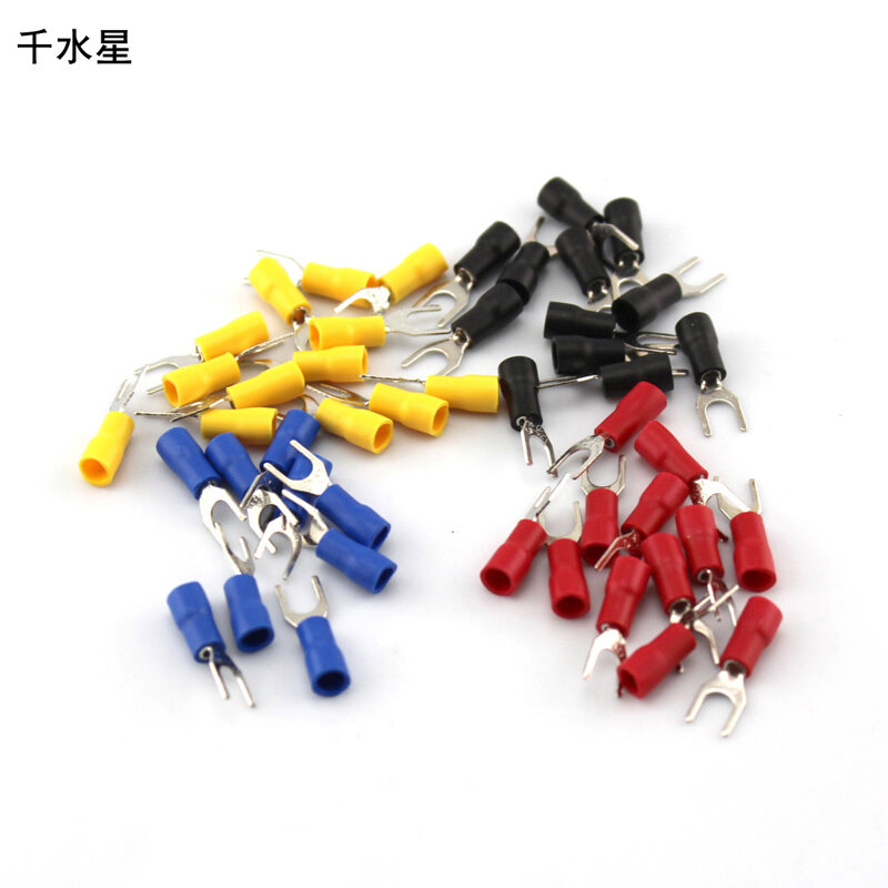 6.2 * 20mm Fork-Terminal Y-Type U-shaped Wiring Terminal DIY Cable Lug ...