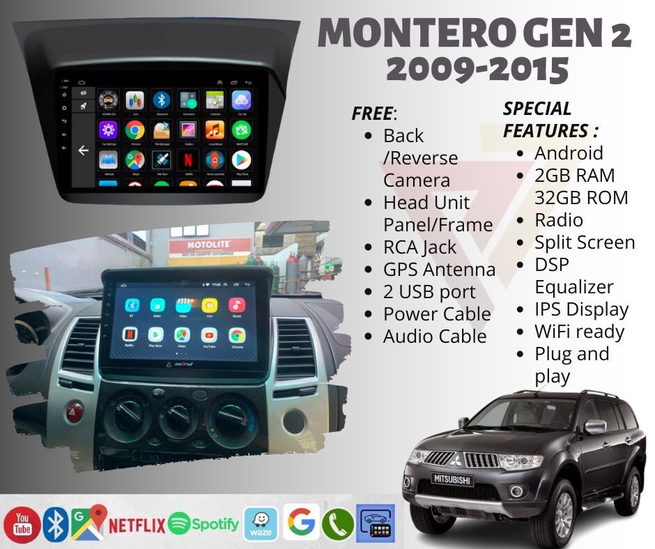 T3 Mitsubishi Montero Gen2 2009-2015 Astral Android Head Unit | Lazada PH
