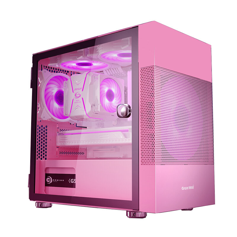 Great Wall Case Archimedes KM-1 Desktop Computer Host Glass Side ...