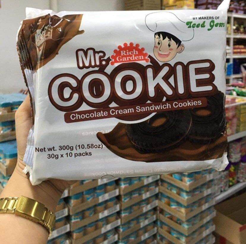 rich garden Mr cookie 30g x 10 packs sandwich cookies | Lazada PH