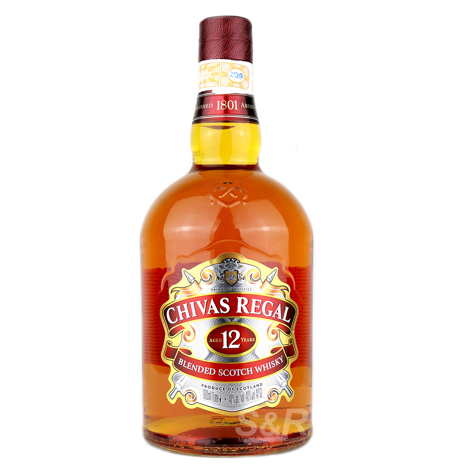 Chivas Regal Aged 12 Years Blended Scotch Whisky 1L | Lazada PH
