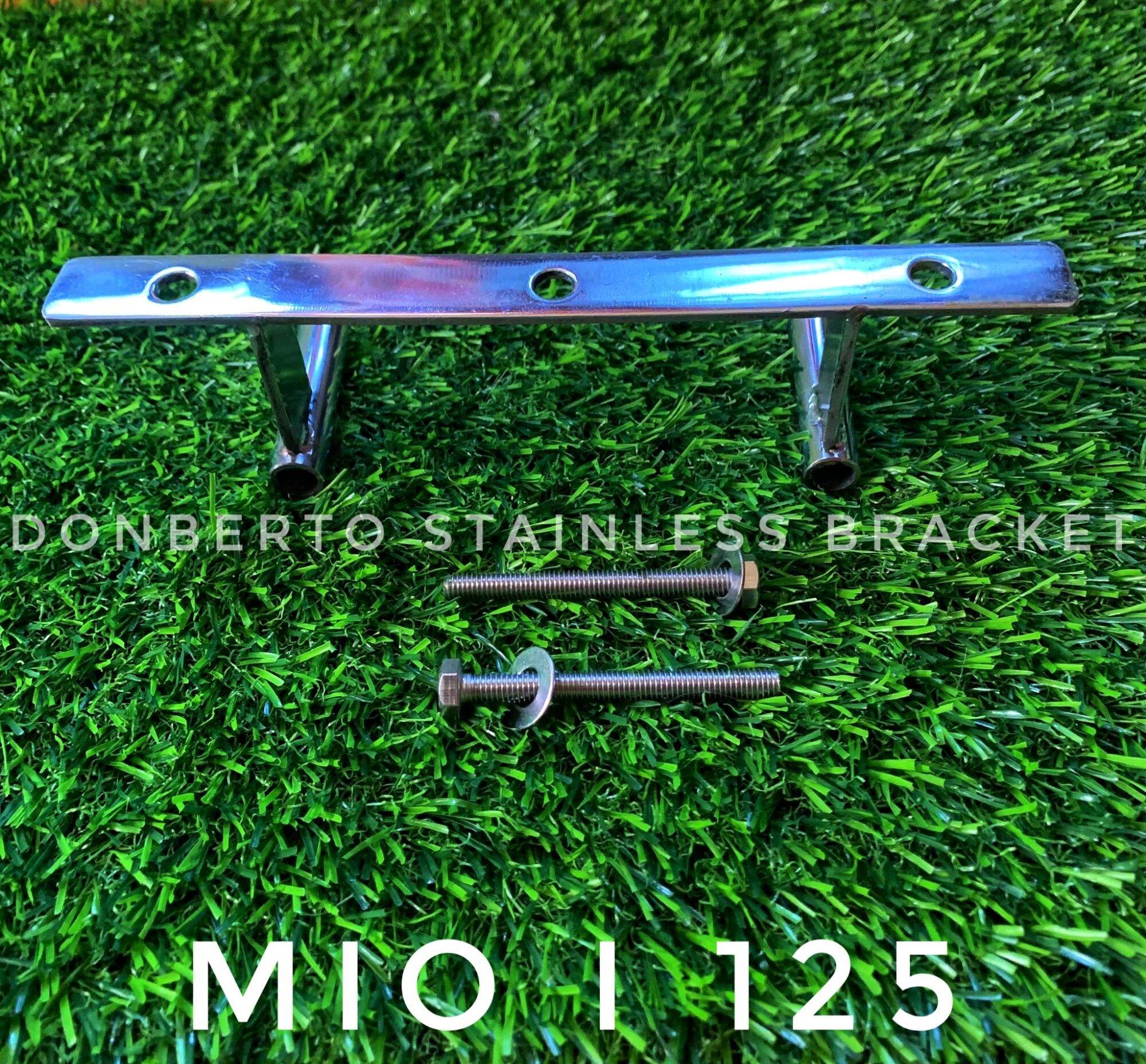 YAMAHA MIO I 125 STAINLESS HEAVY DUTY BRACKET FOR MINI DRIVING LIGHT ...