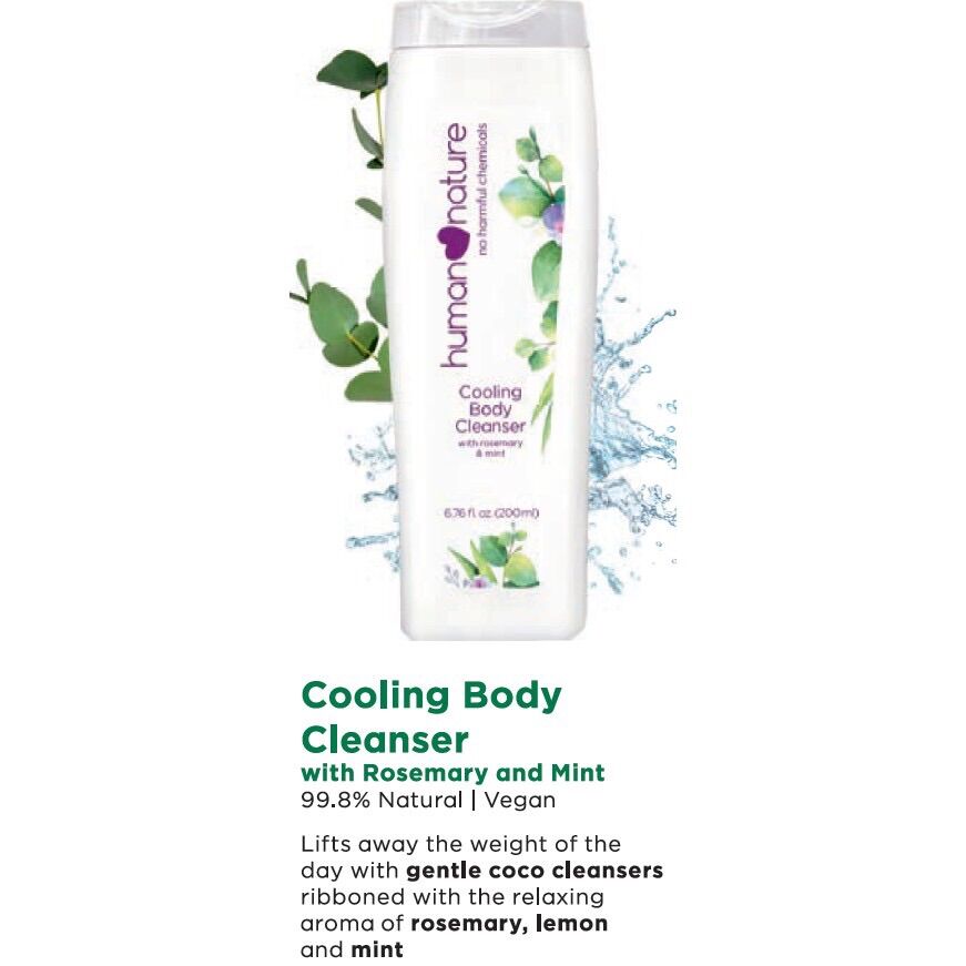 Human nature Cooling Body Cleanser 200ml 99.8% Natural Paubos Sale with ...
