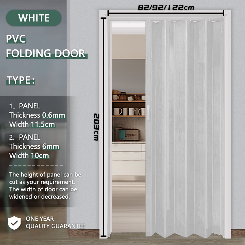 Folding door PVC Sliding door simple Partition Rail Door accordion ...