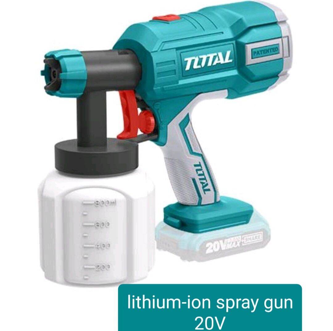 TOTAL Lithium-ion spray gun 20V TSGLI2001 | Lazada PH