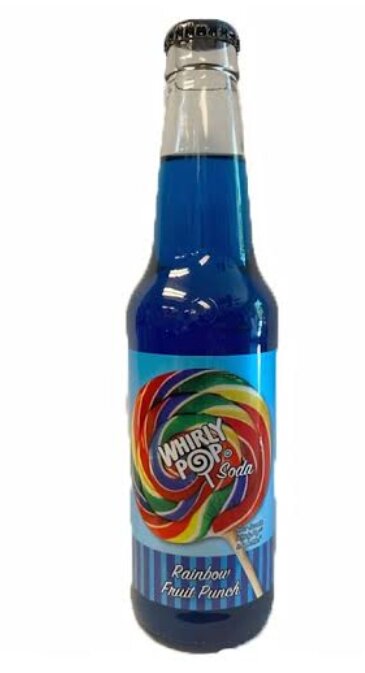 (TTHEE) Rocket Fizz - Whirly Pop Rainbow Fruit Punch Soda - 12oz (355ml ...