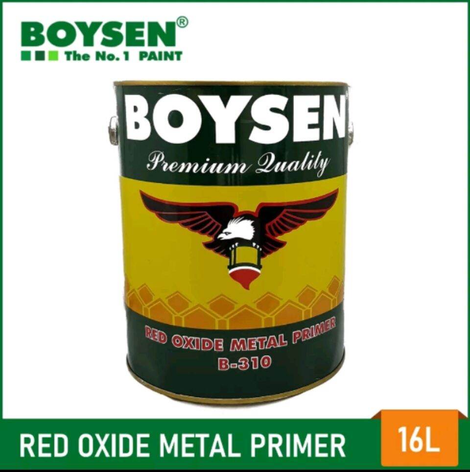 BOYSEN RED OXIDE METAL PRIMER B310 1LITER / 1 GALLON/ 1PAIL ANTI ...