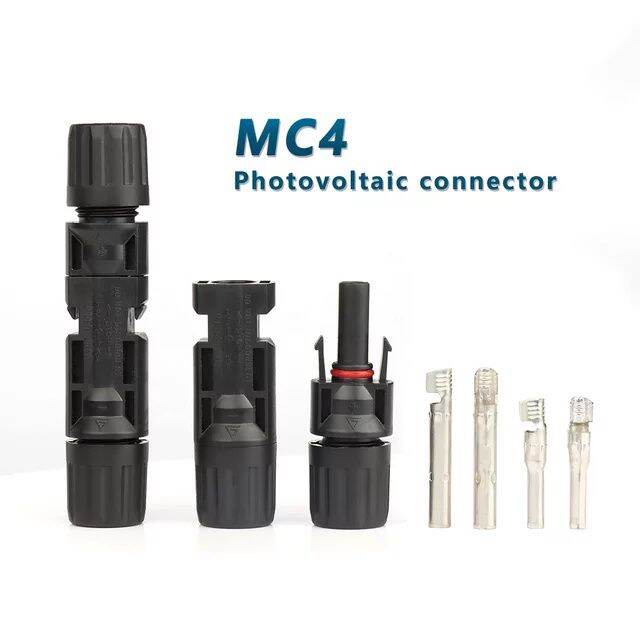 MC4 Connectors Waterproof Male female Plug cable Terminals for Solar ...