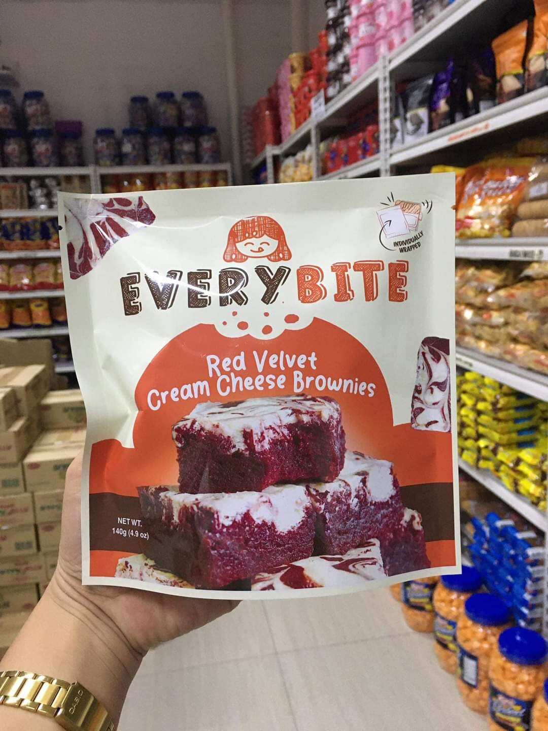 every bite red velvet cream cheese brownies 140 grams | Lazada PH