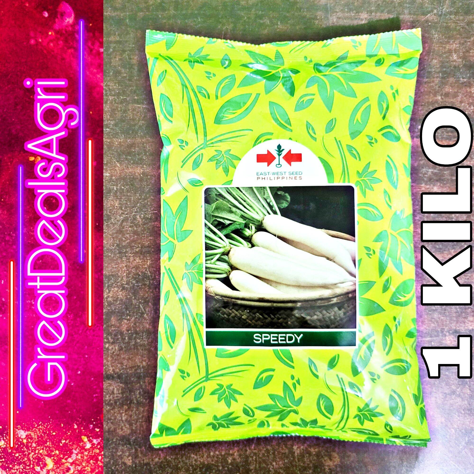 SPEEDY LABANOS OR RADISH SEEDS (1 KILO) EAST WEST SEEDS | Lazada PH