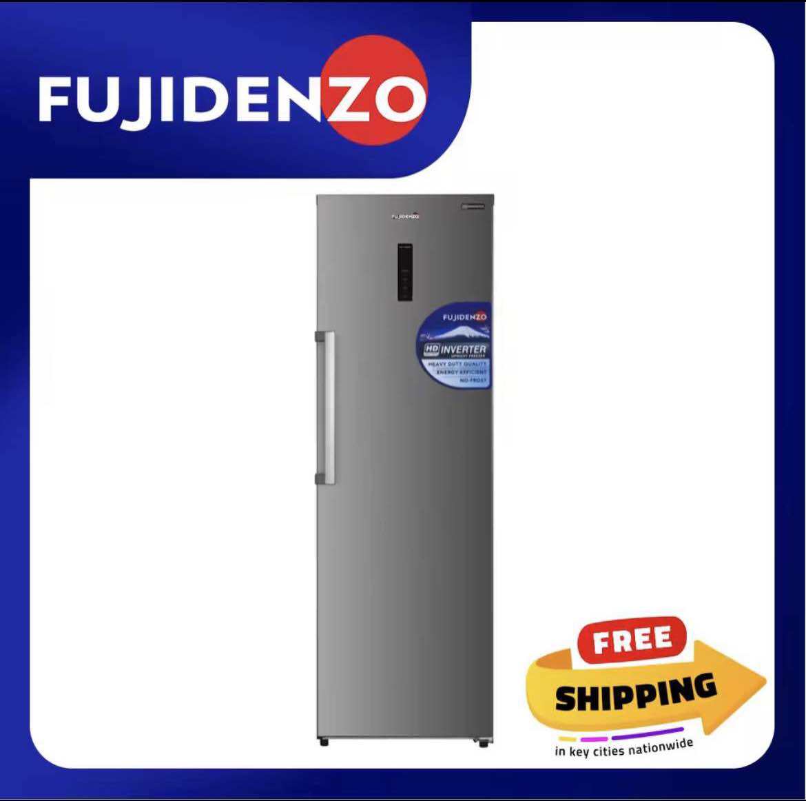 Fujidenzo 11 cu. ft. HD Inverter No-Frost Upright Freezer INFU-110S ...