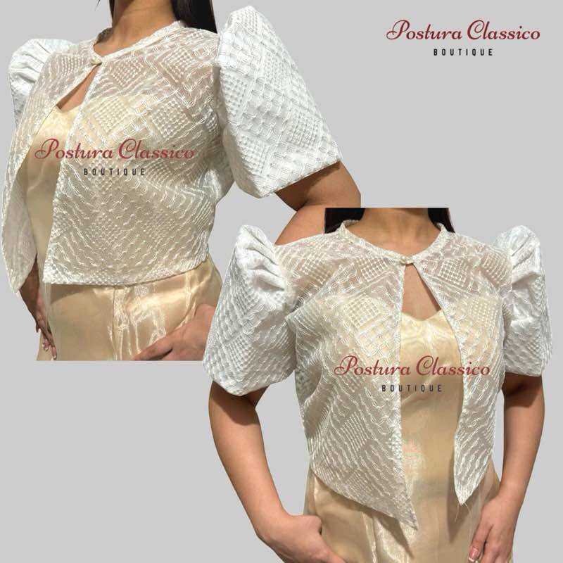 Filipiniana MC BOLERO SPIDER NET ROUND COLLAR - Modern Filipiniana ...