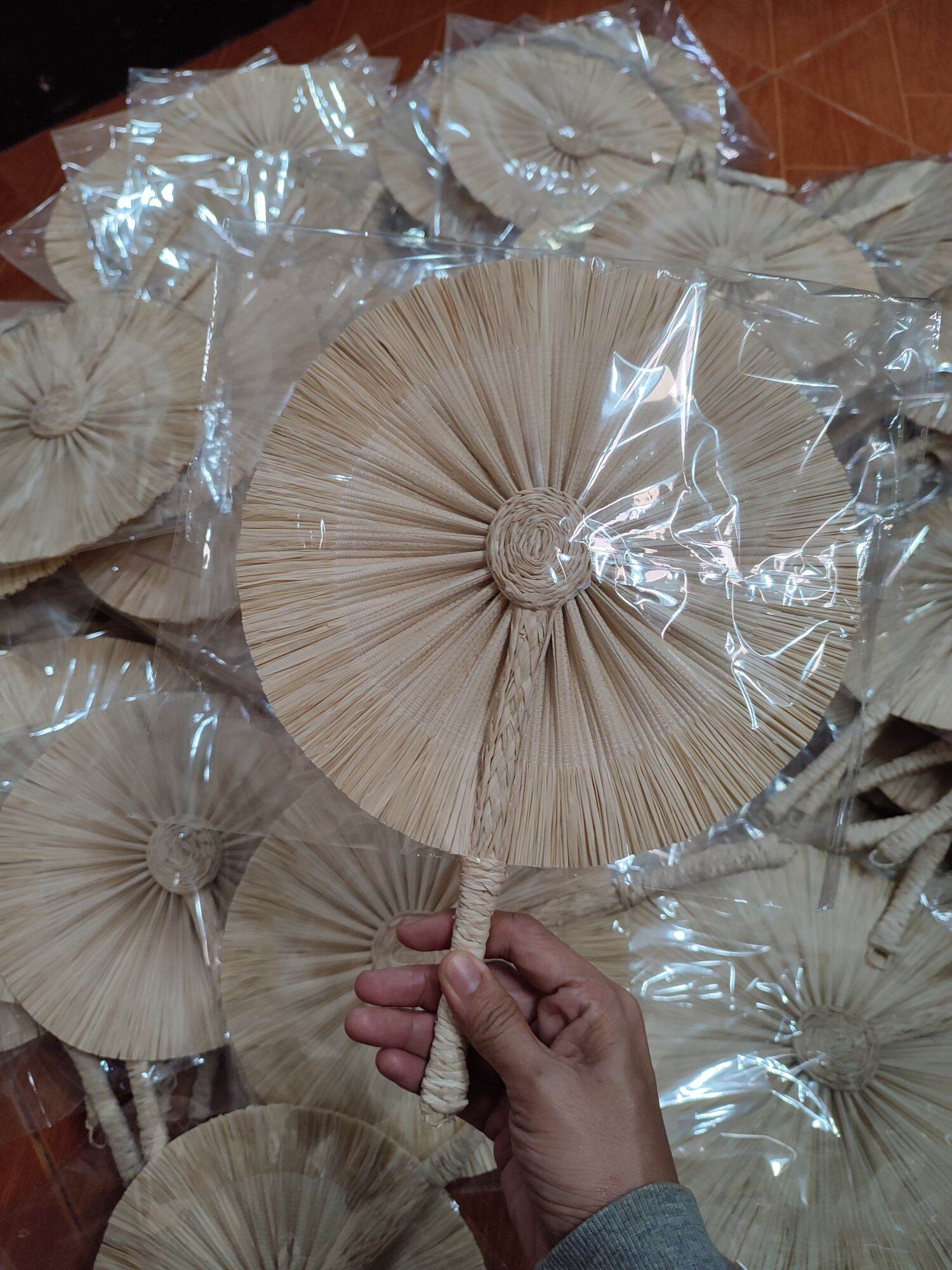 Native Raffia Hand Fan/ Native Abaniko / Native Hand Fan/ Raffia Hand ...