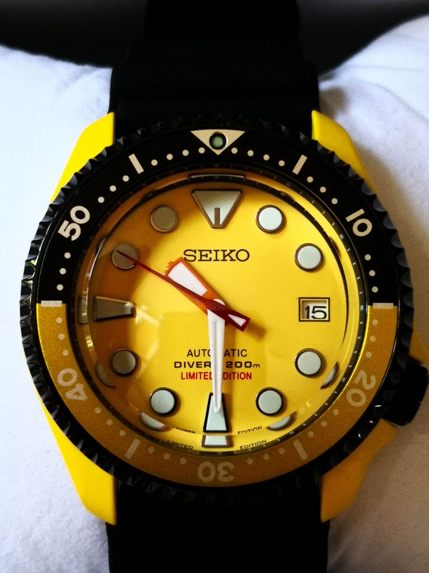 CUSTOMIZED SEIKO BUMBLE BEE WATCH | Lazada PH
