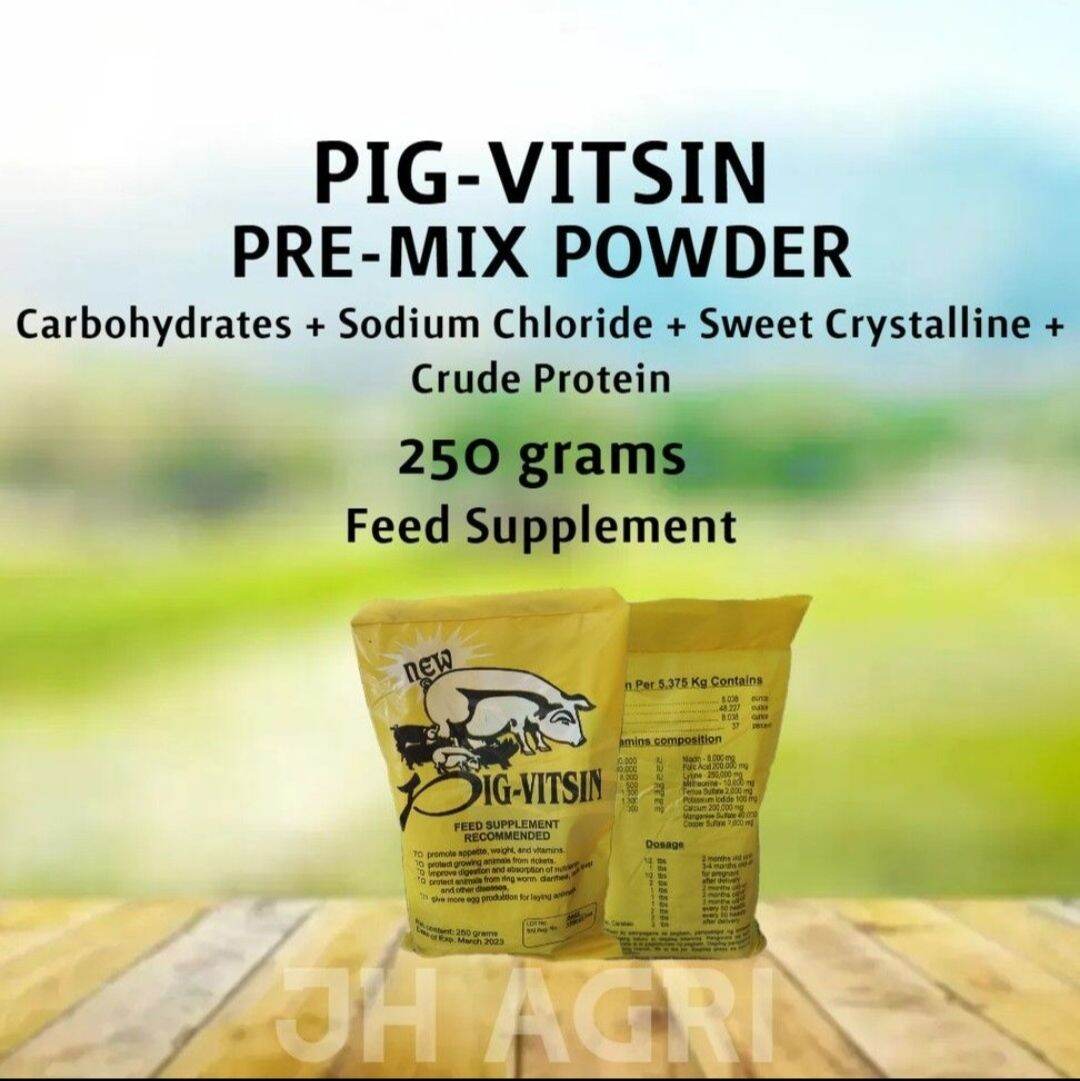 Pig Vitsin Feed Supplement Powder • Pig Vitsen • Pig Vetsin 250g (1 ...