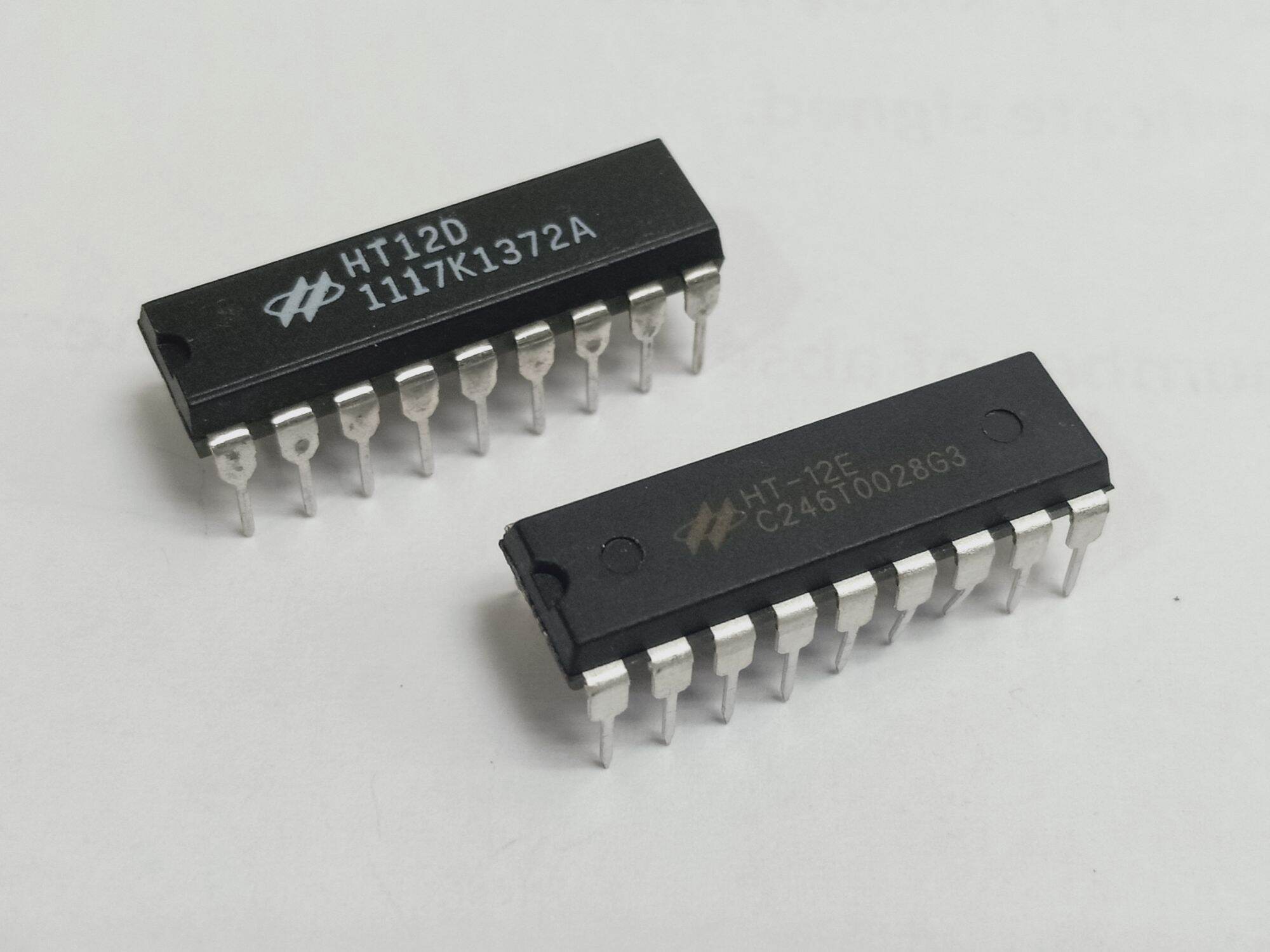 HT12D (DECODER) HT12E (ENCODER) IC FOR RF TRANSMITTER RECEIVER | Lazada PH