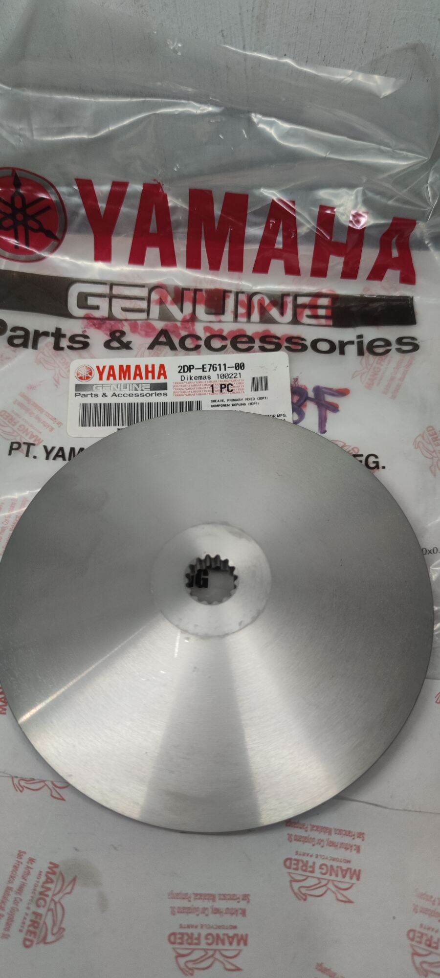 DRIVE FACE / SHEAVE PRIMARY FIX/ GENUINE YAMAHA/2DP E7611 00/ NMAX V1 ...