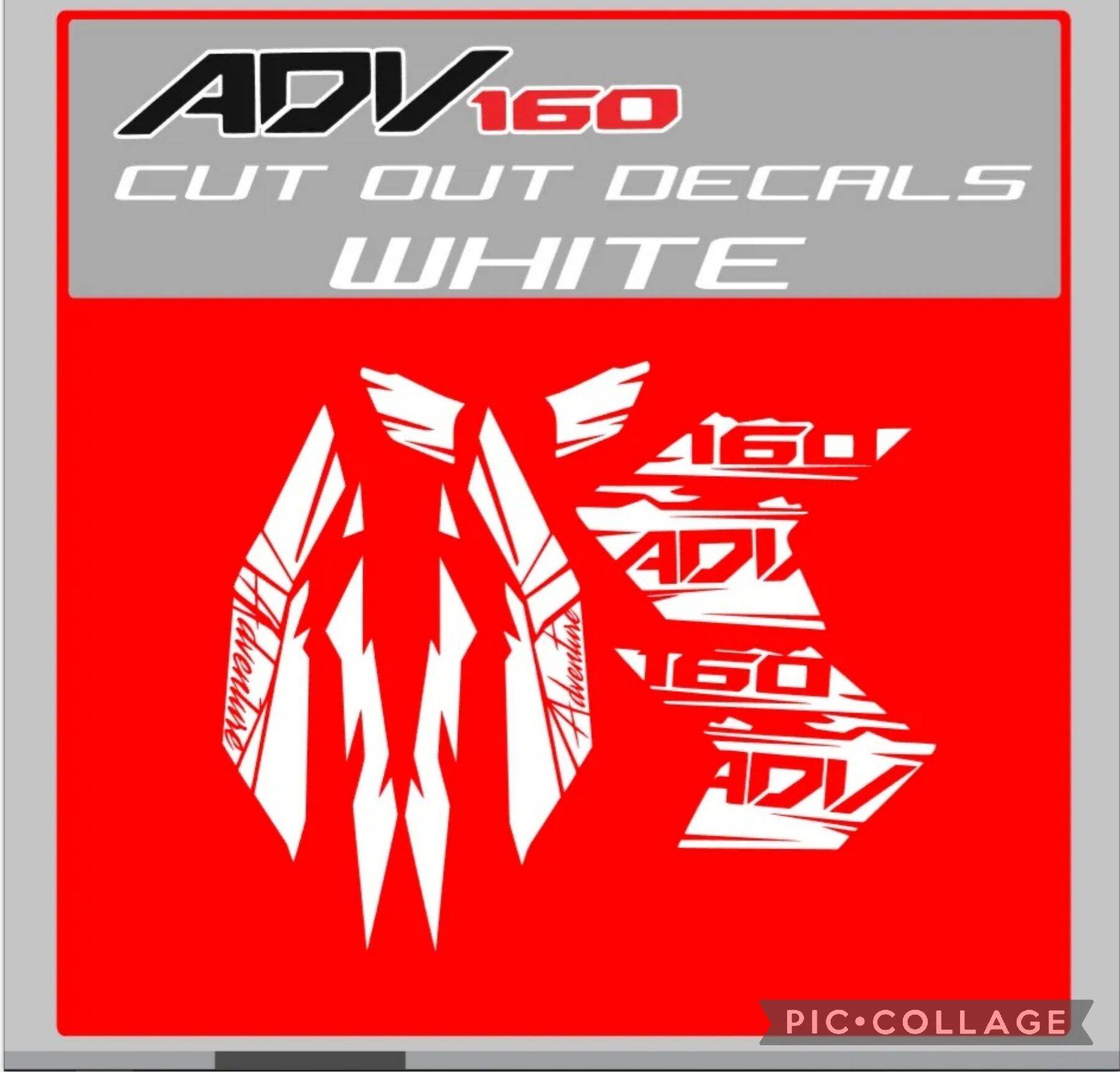 honda adv 160 cutout decals | Lazada PH