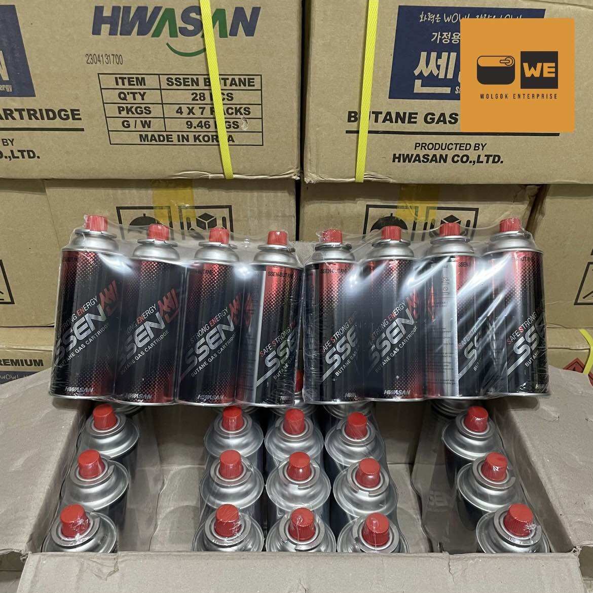 Hwasan SSEN Butane Gas 1 Box (28 CANS)SEALED | Lazada PH