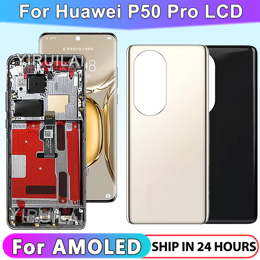 New P50 Pro Screen Replacement for huawei P50 Pro LCD display JAD-AL50 ...