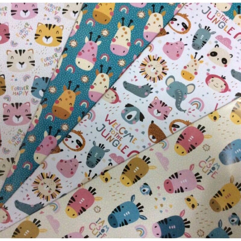 Character Design Gift wrapper Coated (10 pcs) | Lazada PH