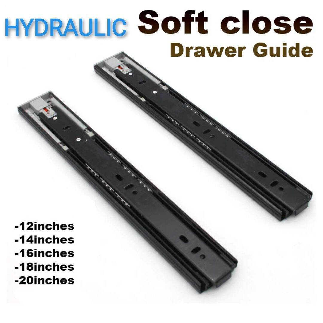 per pairs Hydraulic Drawer guide soft close heavy duty | Lazada PH