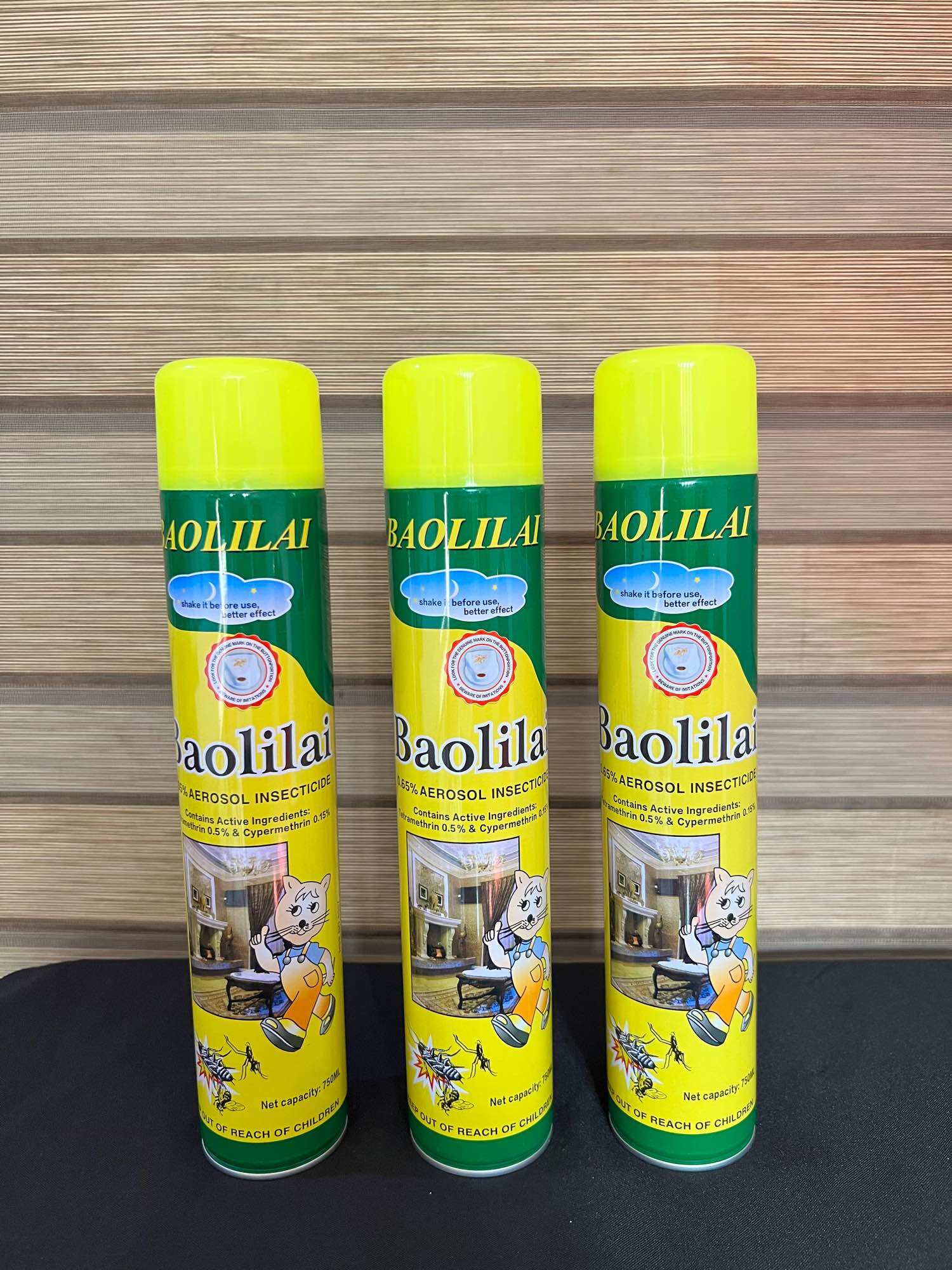 Baolilai Mosquito Killer 750ML Lemon Insecticide Aerosol Insect Spray ...
