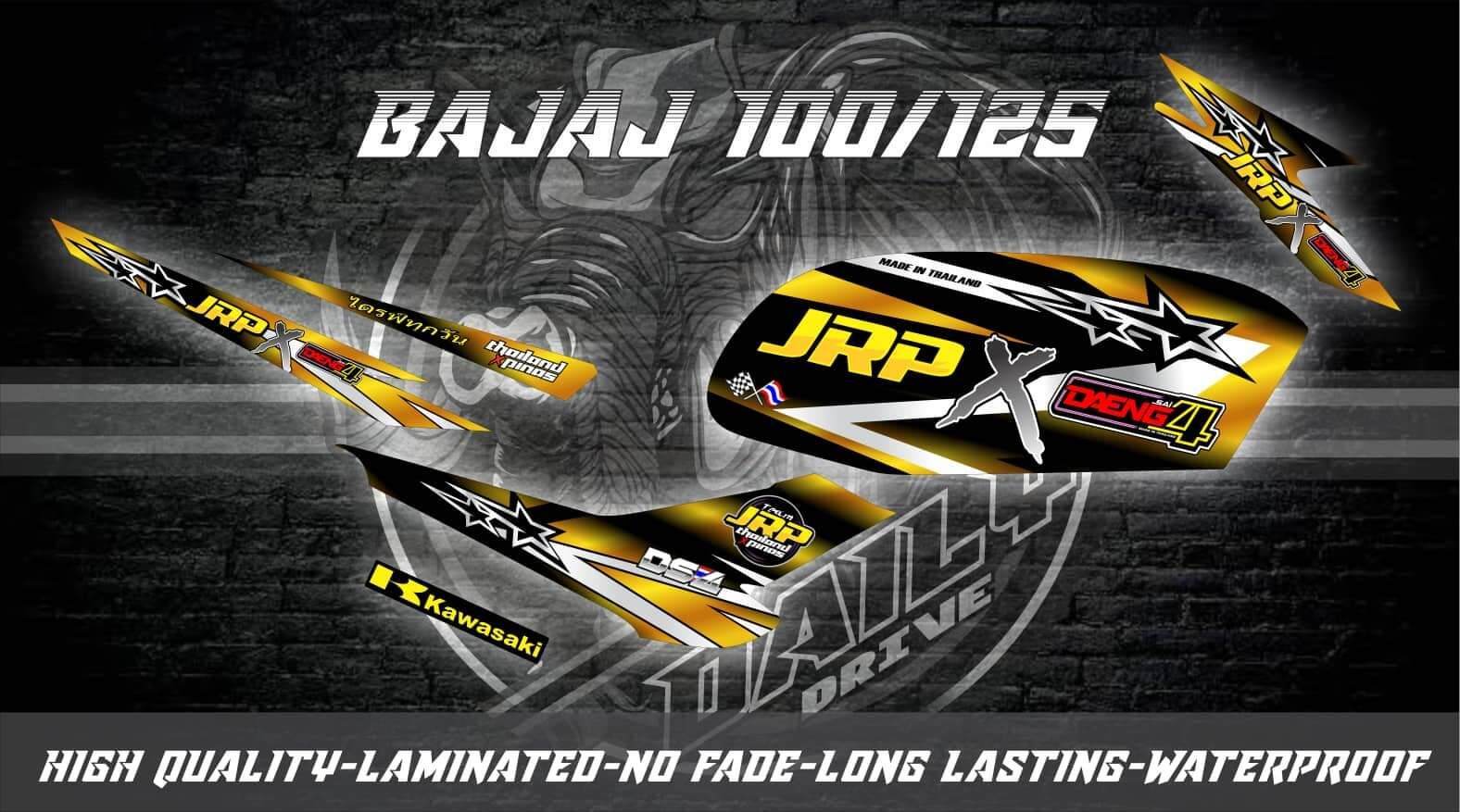 KAWASAKI BAJAJ CT100-125 Jrp Design Decal Sticker | Lazada PH