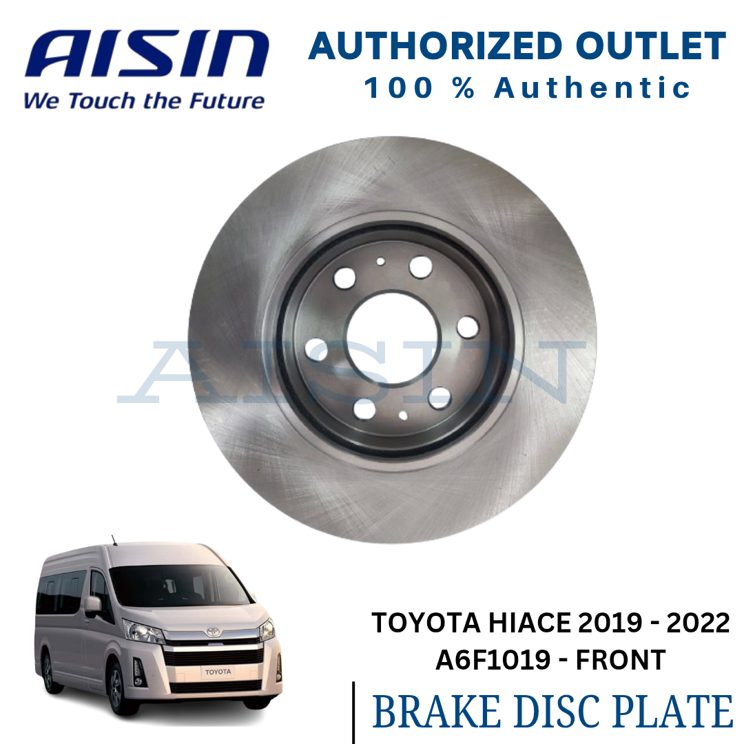 Aisin BRAKE DISC PLATE FRONT for TOYOTA HIACE (2019- 2022)- A6F1019 ...