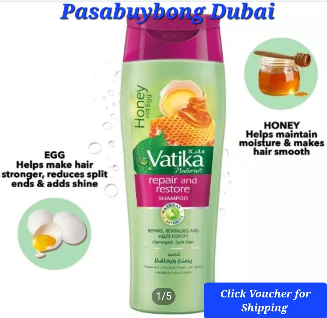 Vatika Shampoo 400ml Repair and Restore with Honey and Egg Dubai UAE ...