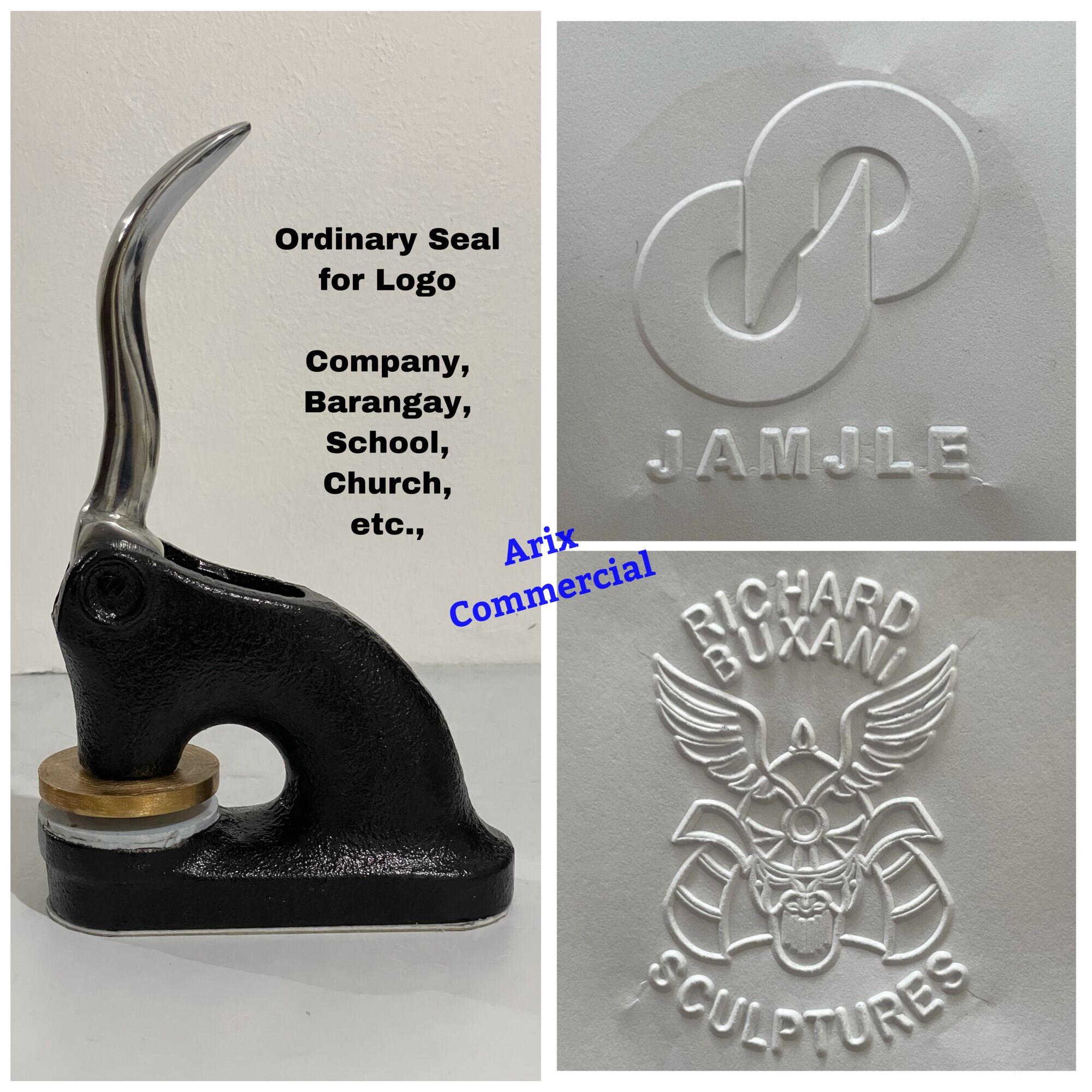 Dry Seal - Machine Engraved Only 2-3 days production for Profession, 3 ...