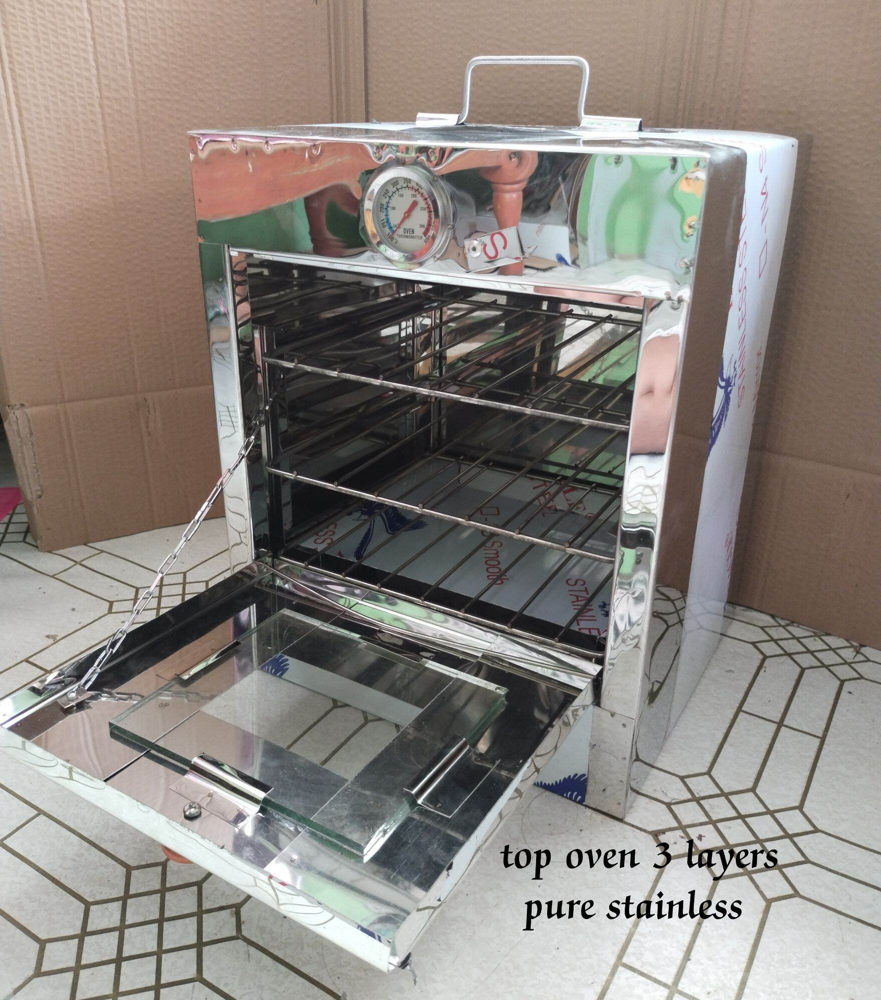 stove top oven 3 layers with temperature gauge good quality pure ...