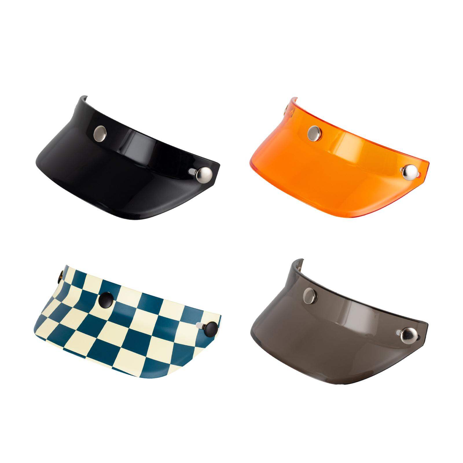 Helmet Visor Peak 3 Snap Visor Sunshield Peak for Helmets with 3 ...