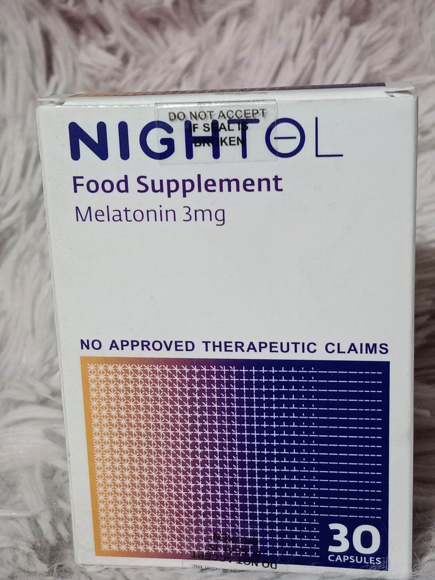 Nightol Melatonin 3mg capsule 10 capsule | Lazada PH
