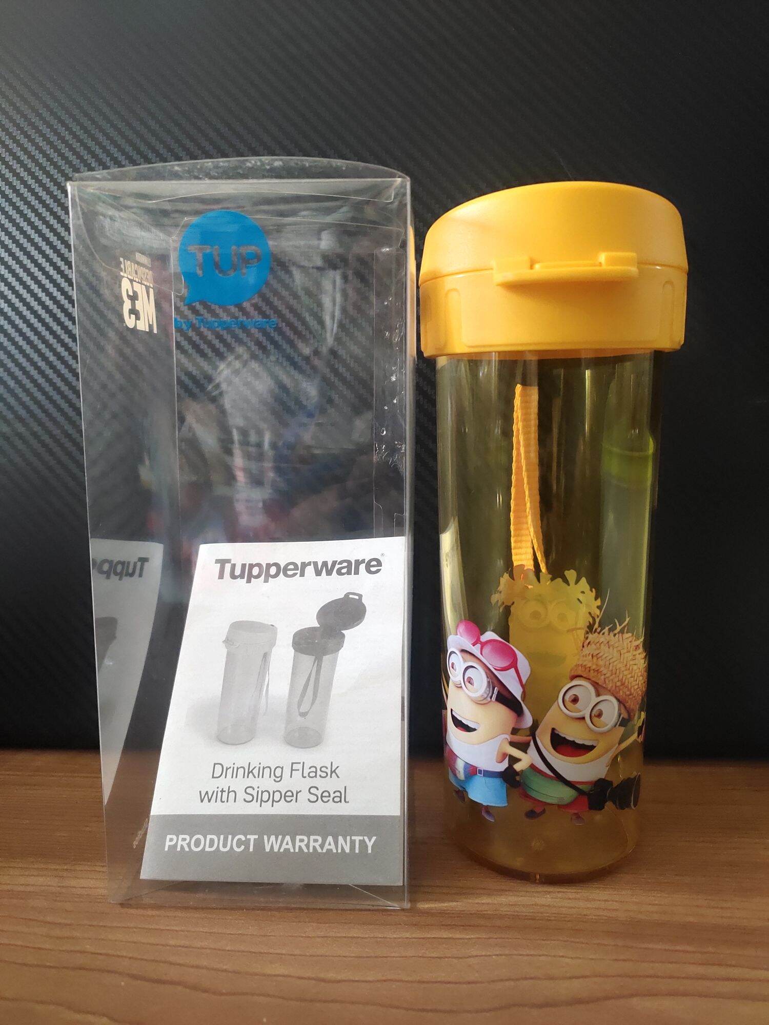 Tupperware Minion Drinking Flask 380ml (Limited Edition) | Lazada PH