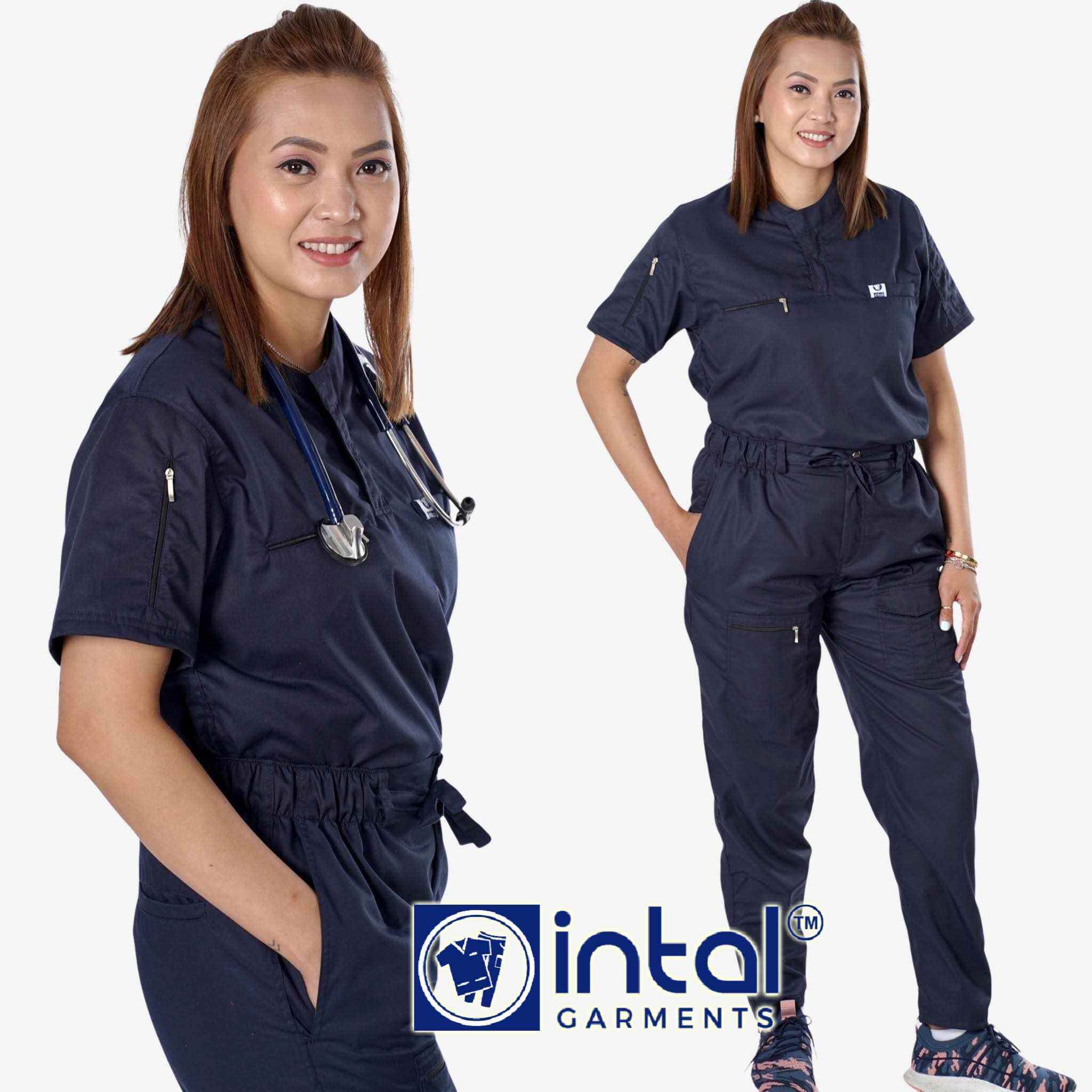 INTAL SCRUBSUIT 051 ALTA MARANGAL Zip Up Premium Korean Collar Cargo ...