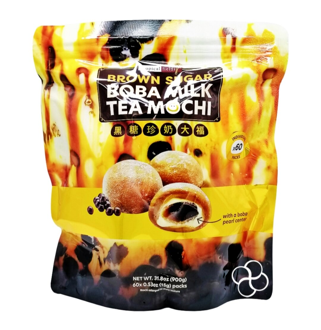 Tropical Fields Brown Sugar Boba Milk Tea Mochi 900g | Lazada PH