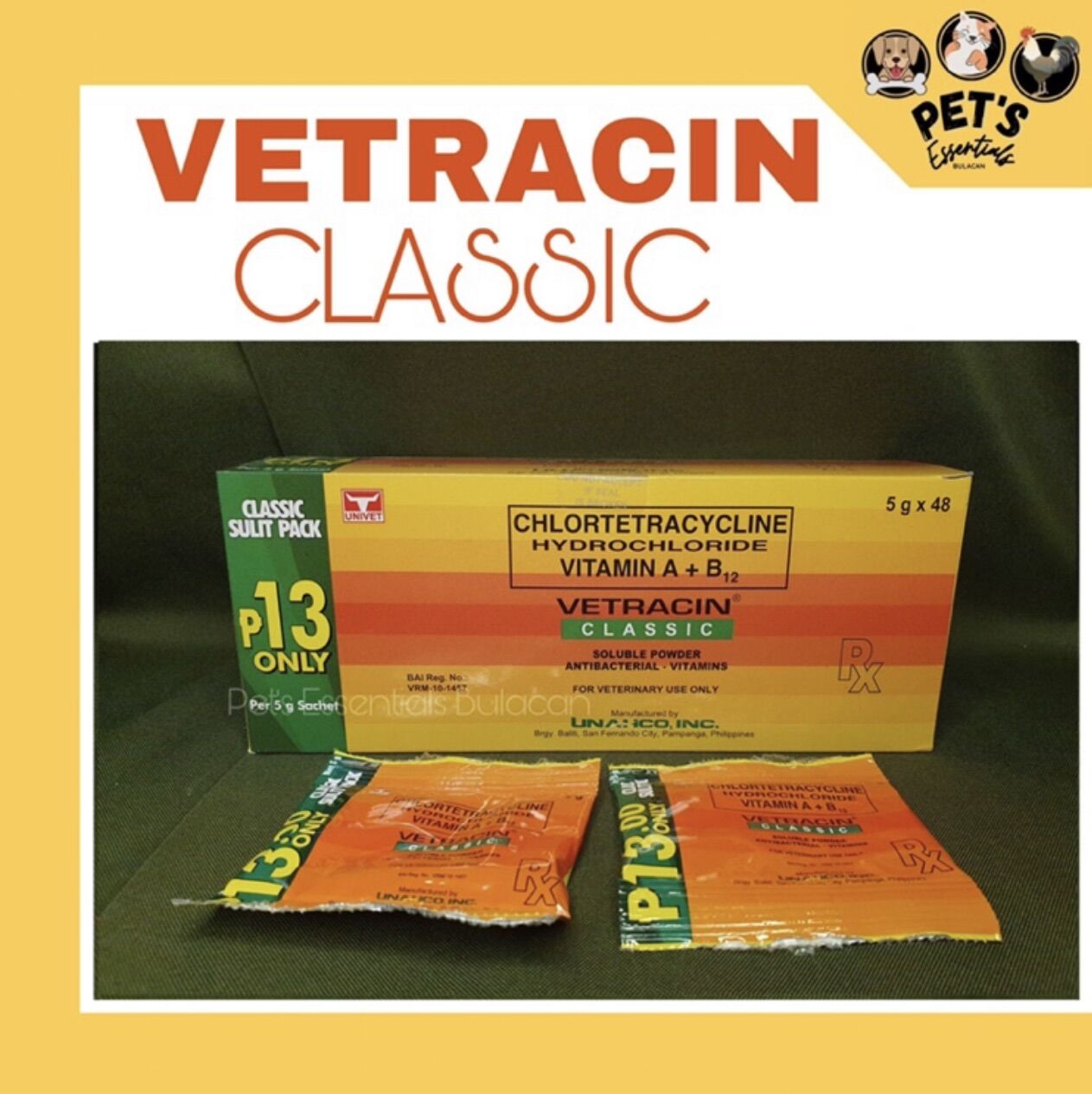 Vetracin Classic 5g x 48 | Lazada PH