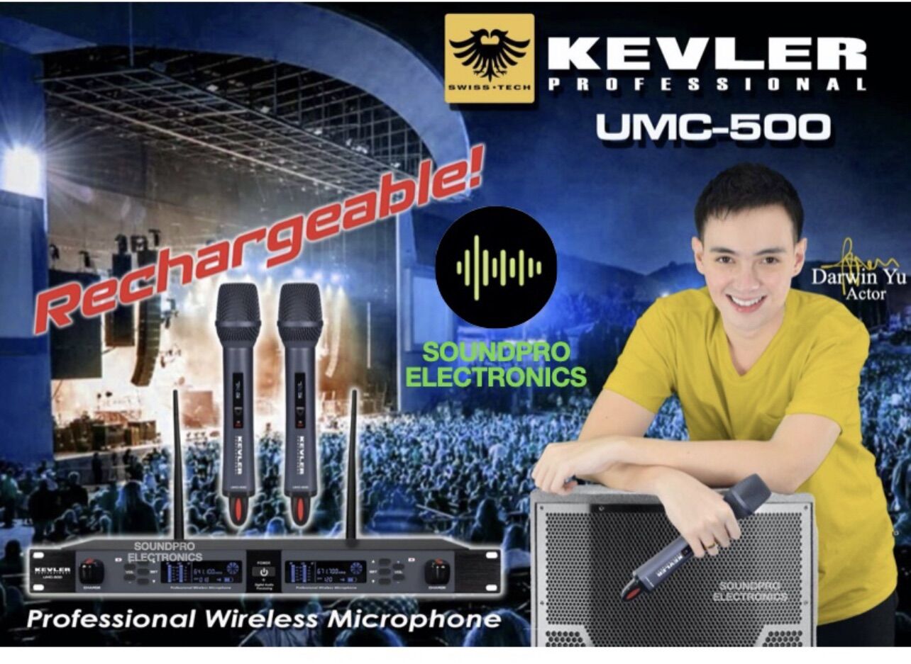 ORIGINAL Kevler UMC-500 Professional DUAL Wireless Microphone | Lazada PH
