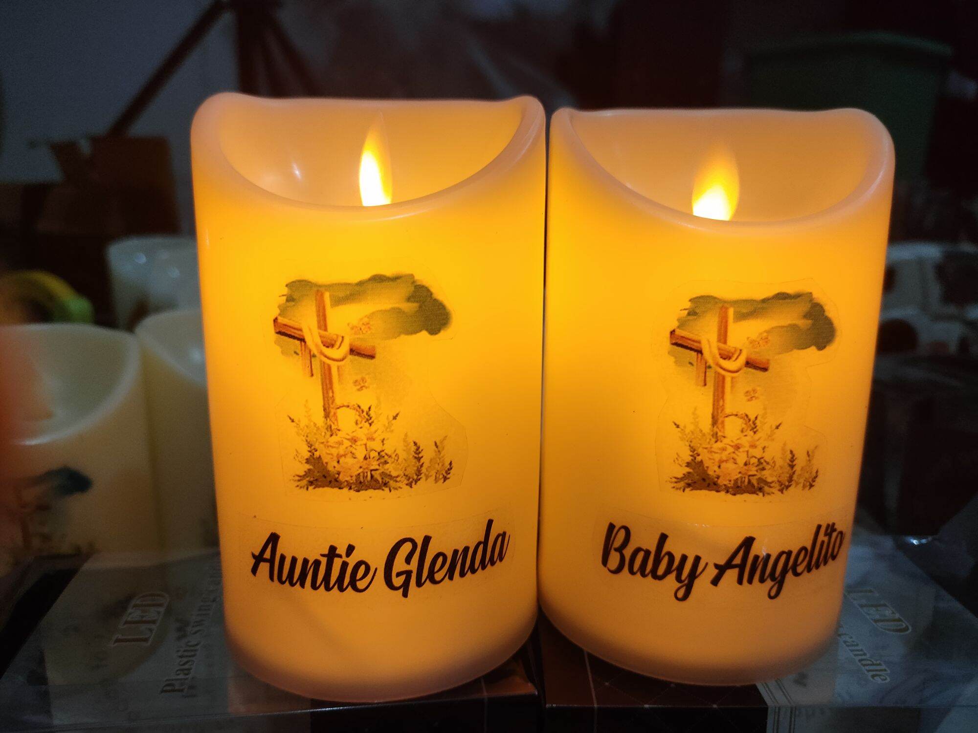 Personalized LED Candle with name and picture | Lazada