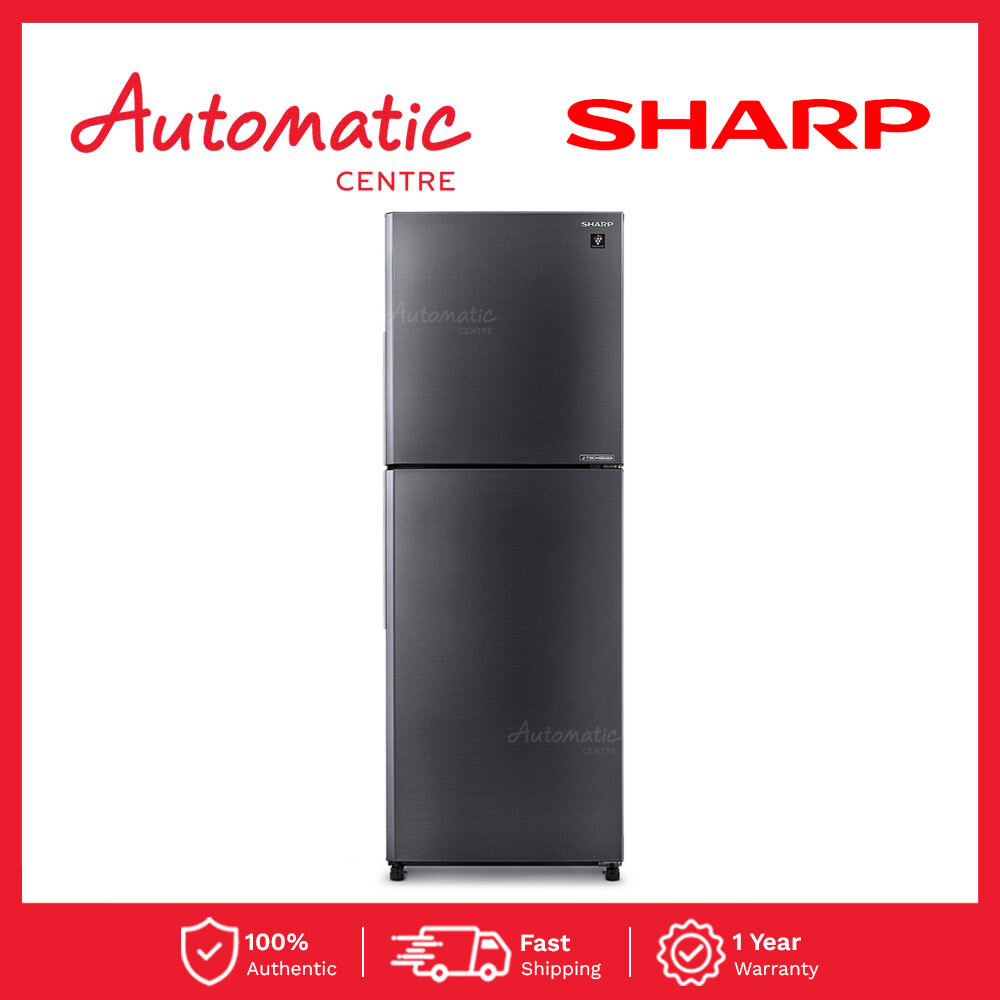Sharp SJ-FTS11BVS-DS 10.1 cu.ft Top Mount Refrigerator J-Tech Inverter ...